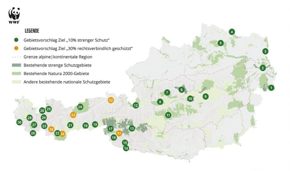 Bundesländer bei Naturschutz-Plänen säumig – WWF präsentiert eigene ...